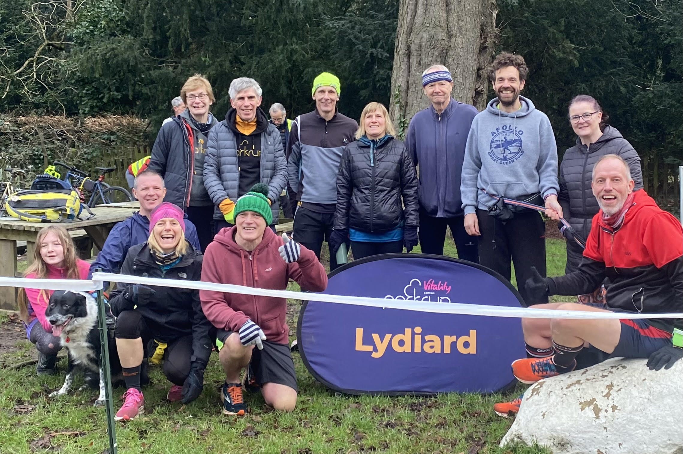 Lydiard parkrun – Team Photo – Corsham Running Club